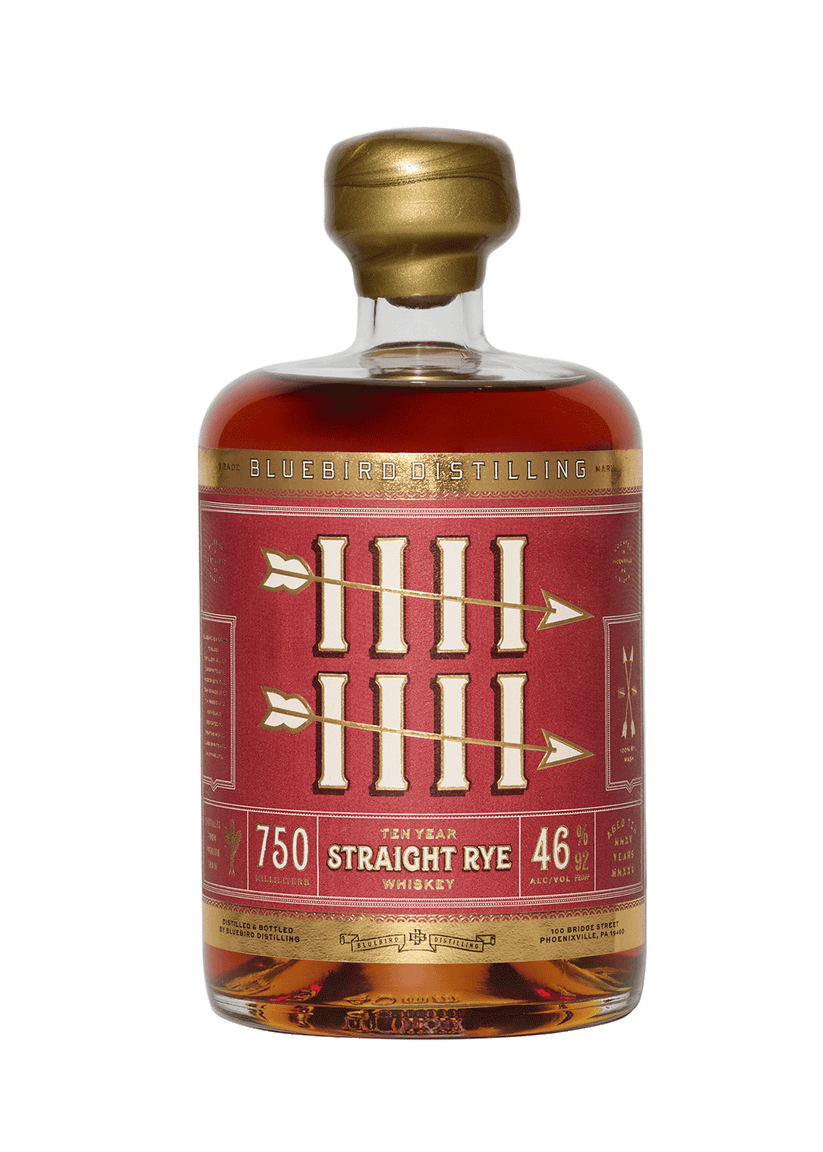 10 YEAR RYE WHISKEY – Bluebird Distilling
