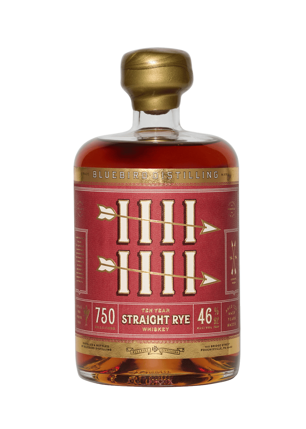 10 YEAR RYE WHISKEY – Bluebird Distilling