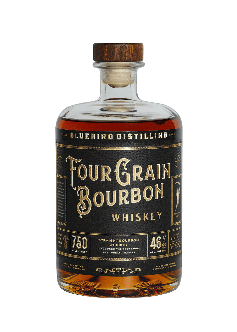 Four Grain Bourbon Whiskey Bluebird Distilling